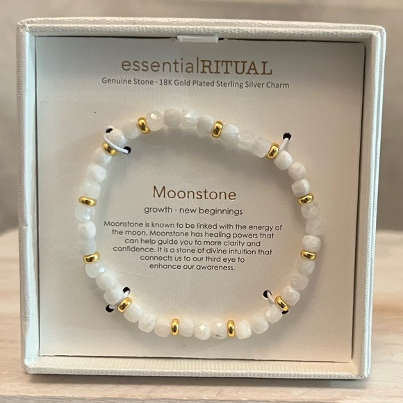 Essential Ritual | Jewelry | Essential Ritual Moonstone Bracelet | Poshmark